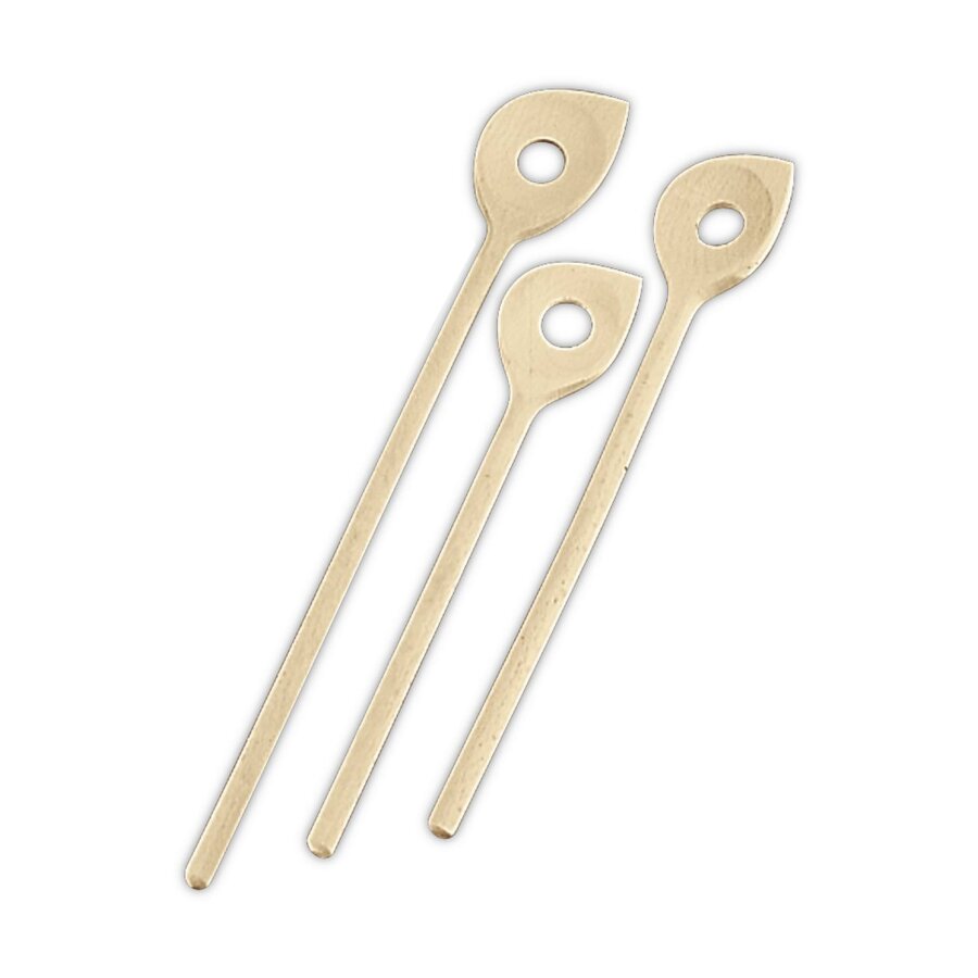 Städter Kochlöffel spitz mit Loch 35 cm Buchenholz